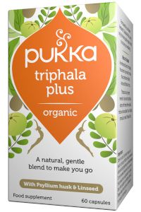 טריפלה פלוס (60 כמוסות) - פוקה Pukka Triphala Plus - טבע בריא